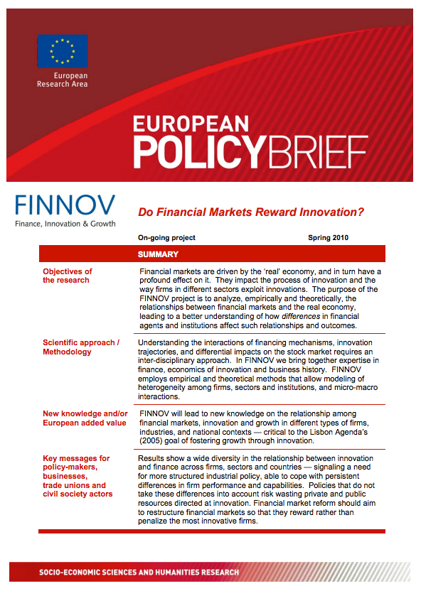 Policy Papers : Mariana Mazzucato